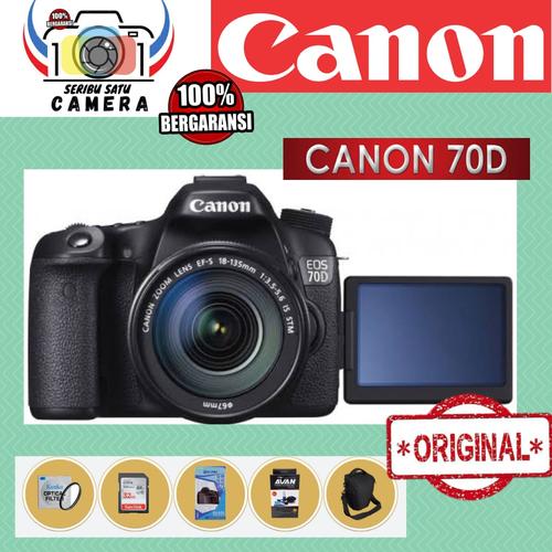 Jual CANON EOS 70D KIT EF-S 18-55MM IS STM CAMERA DSLR ORIGINAL - BODY ...