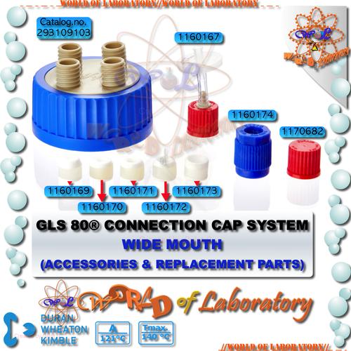 Jual DURAN GLS 80 Screw Connection Cap System with 4 Port & Accessories ...