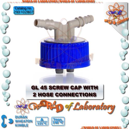 Jual DURAN GL 45 Screw Cap with 2 Hose Connections - Jakarta Barat ...