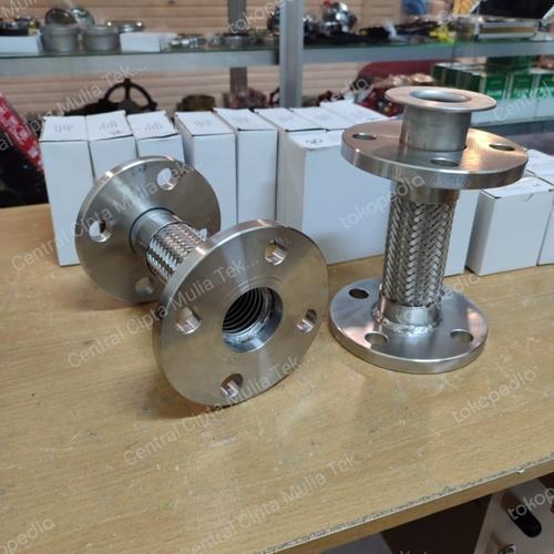 Jual Flexible Hose 8" Inch Flange Jis 10K Stainless SS304 DN200 / 50cm ...