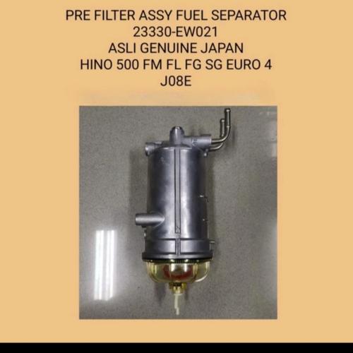 Jual FUEL FILTER ASSY HINO 500 EURO 4 PREFILTER ASSY 23330-EW021 ...