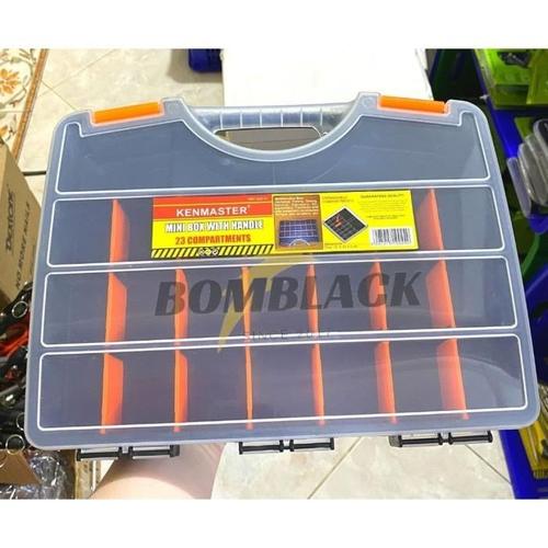 Jual KENMASTER Mini Toolbox Sekat 23 Plastik Tempat Komponen Kotak Mur ...