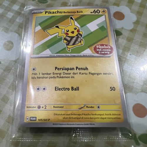 Jual Pikachu Batik Pokemon Tcg Indonesia - Jakarta Barat - KitsuneDen ...