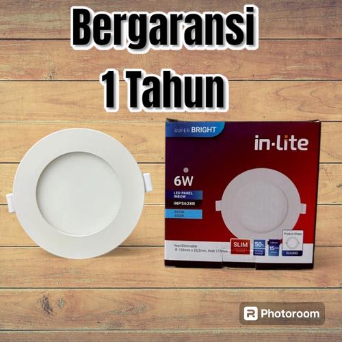 Jual Lampu LED Panel Downlight Inlite INPS628R 6 Watt IN-LITE INPS 628R ...