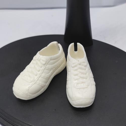 Jual skala 1/6 miniatur sepatu putih model tali kitbash figure barbie ...