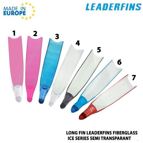 Jual Long Fin Leaderfins Pink Blue Ice Semi Transparent Freedive Kaki ...