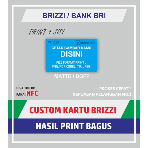 Jual kartu BRIZZI Custom cetak 1 muka - Jakarta Barat - Customprint UV ...