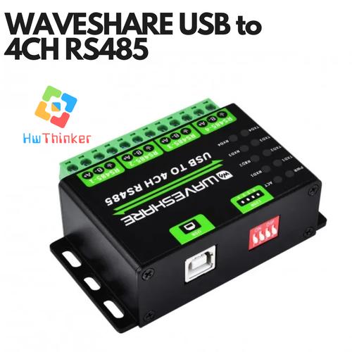 Jual Waveshare Industrial Converter USB TO 4Ch 4 Ch 4 Channel RS485 ...