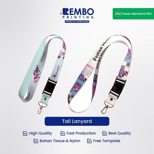Jual CUSTOM LANYARD ID CARD / FULL PRINT 2 SISI / FULL WARNA 2 SISI ...