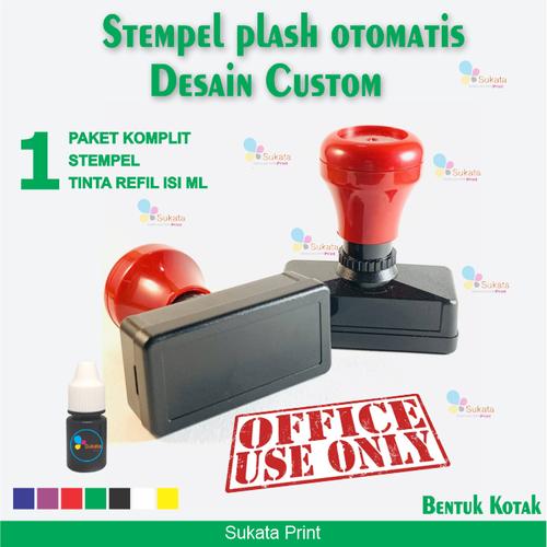 Promo stempel otomatis design custom, murah dan cepat Free Desigen ...