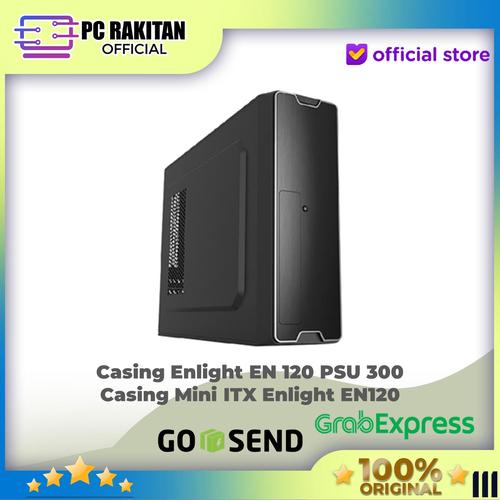 Promo Casing Enlight EN 120 PSU 300 / Casing Mini ITX Enlight EN120 ...