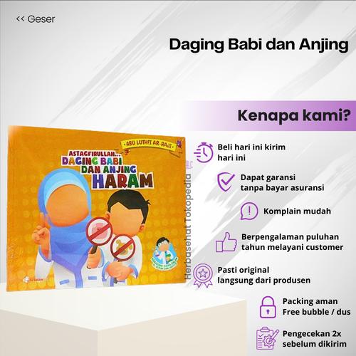 Jual Buku edisi anak Daging Babi dan Anjing Haram as salam kids soft ...