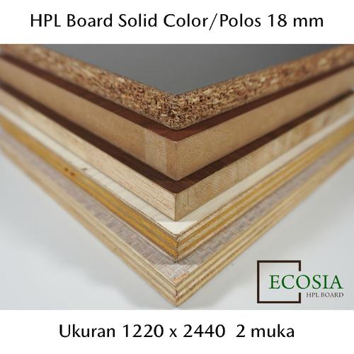 Jual HPL Board 2 muka 1220 x 2440 Corak Solid Color/Polos, Glue E 0 ...