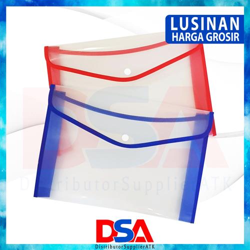 Jual MAP KANCING PREMIUM A4 MAP KANCING PLASTIK - Merah - Kota ...