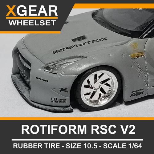 Jual Ban Karet Hotwheels diecast 1:64 Xgear Rims model ROTIFORM RSC V2 ...