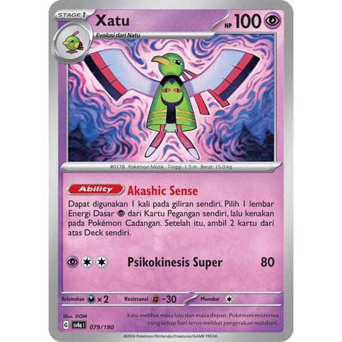Jual Xatu Sv4a 079/190 - Pokemon TCG Indonesia - Jakarta Barat ...