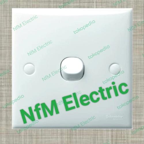 Jual Schneider Saklar Engkel S-Classic/ Saklar tunggal/ Saklar Lampu 1 ...