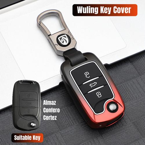 Promo Sarung Kunci Wuling Almaz Cortez Confero Cover Kunci Alloy Metal ...