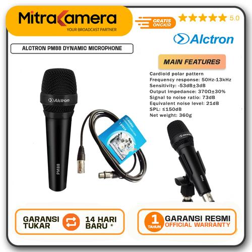 Jual Alctron PM88 Handheld Dynamic Vocal Mic Garansi Resmi - Unit Only ...
