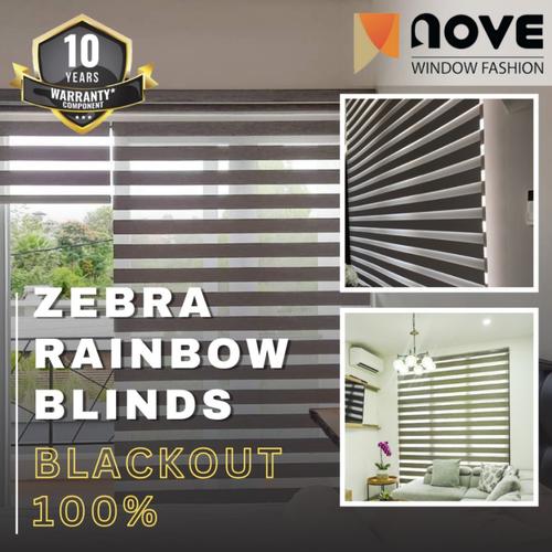 Jual Zebra Rainbow Blinds Indoor Blackout 100% - Ukuran Custom - NOVE - 2338 - 1 - Jakarta Barat ...