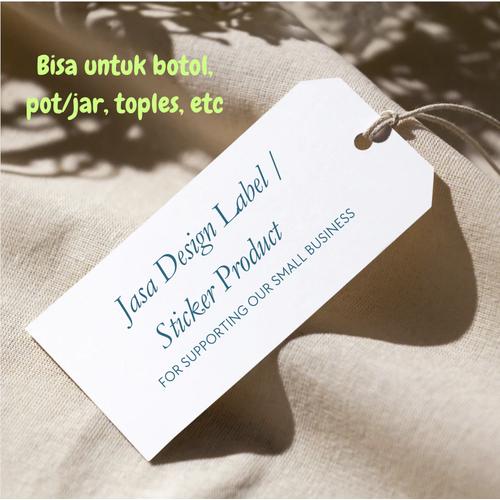 Jual Jasa design label / sticker produk / desain label stiker produk ...