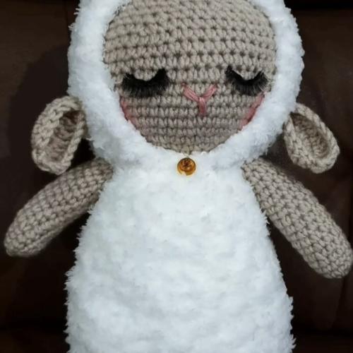 Jual boneka crochet domba amigurumi ukuran tanggung handmade - Kab ...
