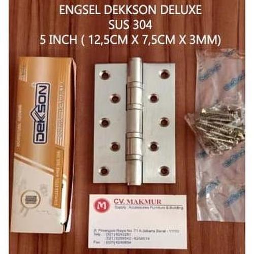 Jual HINGES / ENGSEL PINTU ATAU JENDELA DEKKSON DELUXE 5 INCH SUS 304 ...