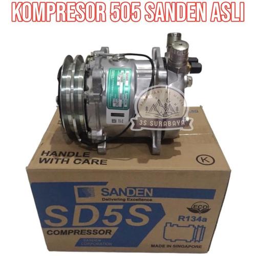 Jual Kompresor 505 Sanden Asli Ac Mobil Universal (New/Baru) Compressor ...