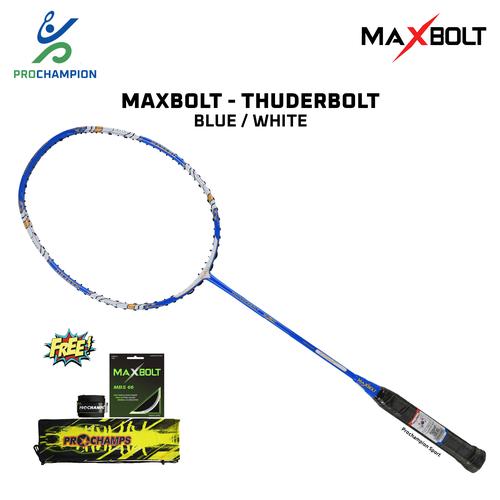 Promo New Color MAXBOLT Thunderbolt Raket Badminton Original - MINT ...