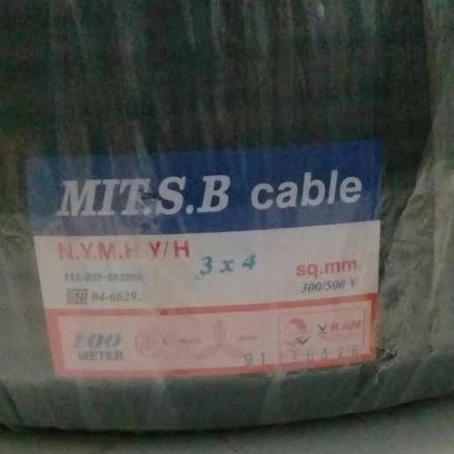 Jual Kabel Mitsuba MIT.S.B 3x4 NYYHY 100 METER Harga Termurah - Kab ...