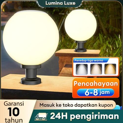 Jual lampu taman bulat lampu taman dindingLampu solar outdoor lampu ...