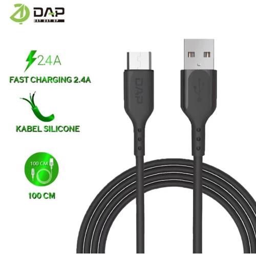 Jual KABEL DATA DAP MICRO FAST CHARGE 100 CM D-L01M 2,4A - Kota ...