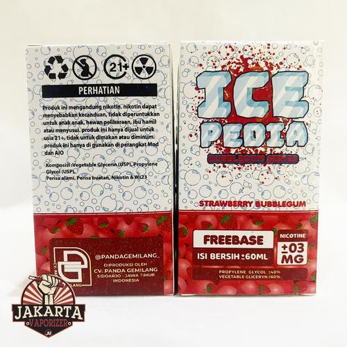 Jual ICEPEDIA BUBBLEGUM STRAWBERRY BUBBLEGUM 60ML ICE PEDIA BY ...