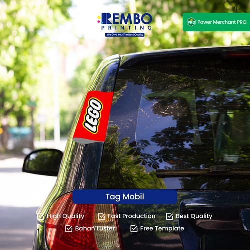 Jual Cetak Tag Mobil / Custom Tag Mobil / Label Tag Mobil / Label Mobil ...
