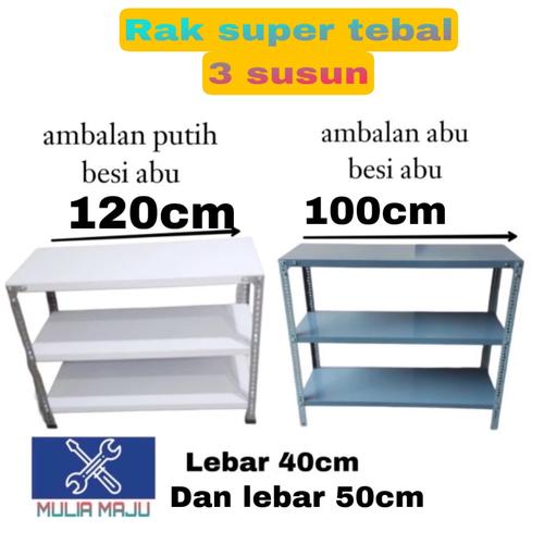 Jual SUPER TEBAL Rak 3 susun multifungsi / rak 3susun serbaguna AMBALAN ...