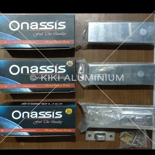 Jual 1 SET PATCH FITTING PINTU KACA FRAMELESS - MERK : ONASSIS TERBARU ...