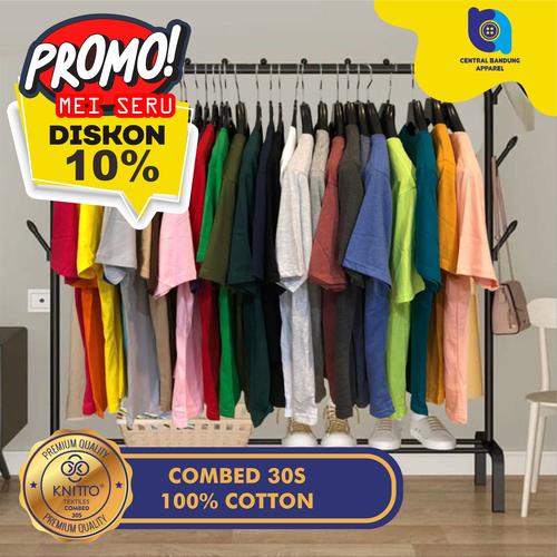 Promo KAOS POLOS OBLONG COTTON COMBED 30S KNITTO BANDUNG PART2 - ARMY ...