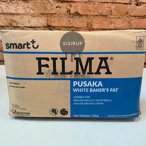 Jual Filma Pusaka Mentega Putih Repack 1kg / 1 kg Shortening Bakers Fat ...