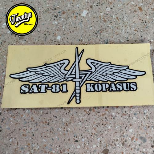 Jual STIKER SAT 81 KOPASUS CUTTING STICKER STIKER MENYALA - 1 WARNA ...