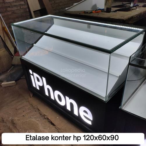 Jual etalase kaca konter iphone - Kota Tangerang - alvainterior | Tokopedia