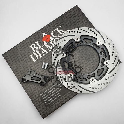 Jual Piringan Cakram Depan 260mm Black Diamond Nmax 155 Aerox 155 CNC Floating | Disc Brake Nmax ...