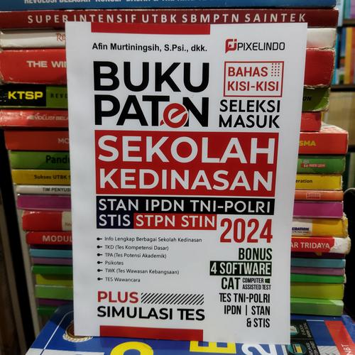 Jual BUKU PATEN SEKOLAH KEDINASAN 2024 - Kota Bandung - TOKO BUKU PUTRA ...