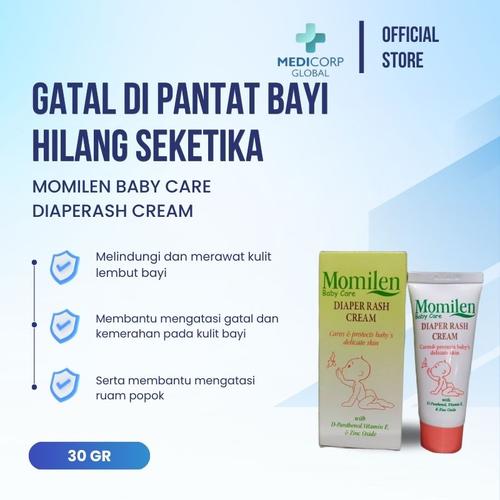 Promo Momilen diaper rash 30 GR krim ruam popok iritasi pampers kulit ...