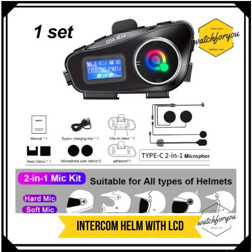 Promo Intercom Helm Motor Headset Bluetooth Radio Helmet Dua Arah IPX ...