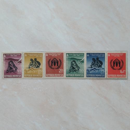 Jual Perangko Prangko Kuno Set Seri Tahun Pengungsi Sedunia 1960 ...