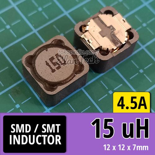 Jual Induktor SMD 15uH 4.5A CDRH127 12x12x7mm SMT Inductor Taiwan ...