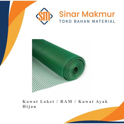 Jual Kawat Loket / RAM / Kawat Ayak Hijau - 1/2 INCH - Kab. Tangerang ... Jual Kawat Loket / RAM / Kawat Ayak Hijau - 1/2 INCH - Kab. Tangerang ...