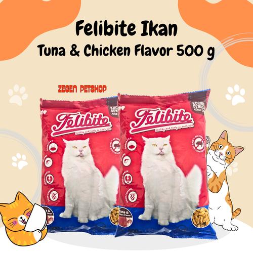 Jual Makanan Kucing Felibite Tuna & Chicken Flavor 500gr Freshpack ...