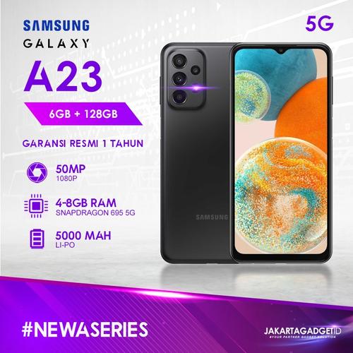 Jual SAMSUNG GALAXY A23 5g [ RAM 6/128 GB + NFC ] GARANSI - Biru, 6 ...