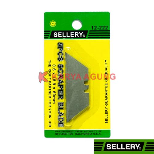 Jual 5pcs Scraper Blade SELLERY 12-222 / REFILL Isi Mata Pisau Cutter ...